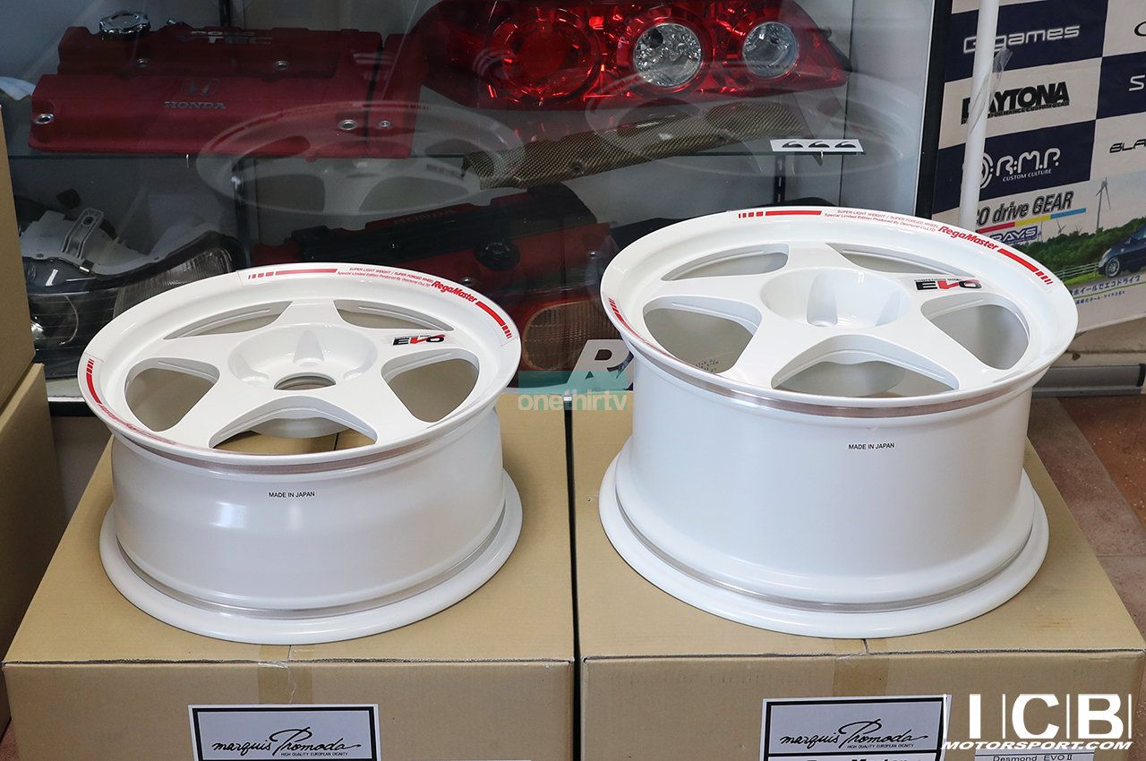 Desmond Regamaster EVO II Tarmac Model 16X7 +38 17X9 +42 Offset 5X114.3 NSX NA1/NA2 Gloss: White ...