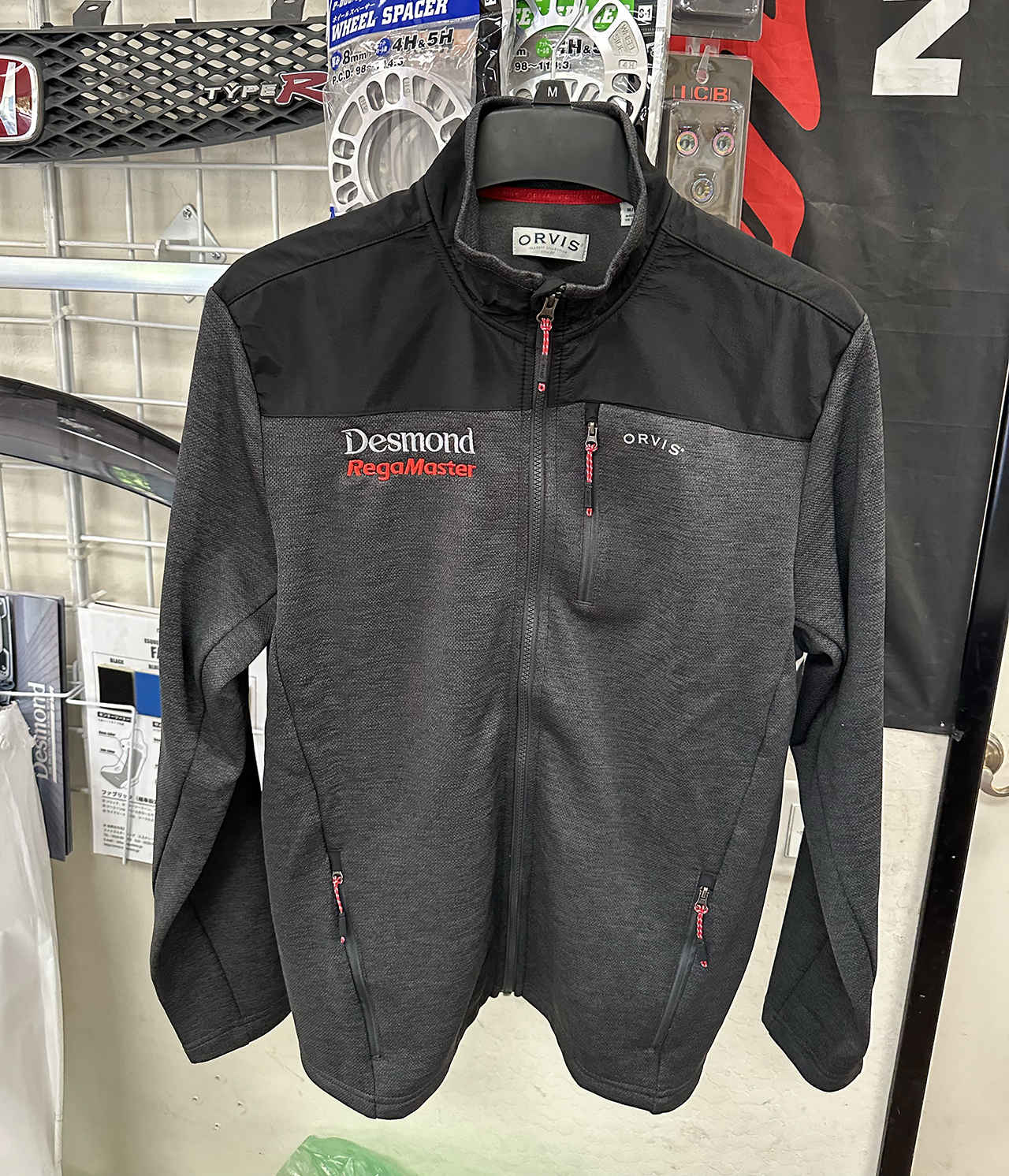 Desmond Regamaster Orvis Phantom Black Bonded Mesh Full-Zip Jacket 4 ...