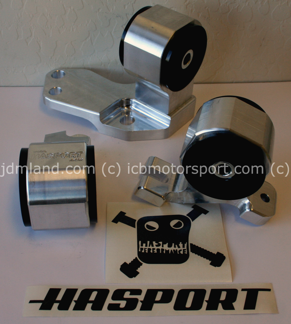 Hasport EFB2 Billet B Series Hydro Tranny Mount Kit 88-91 Civic / CRX