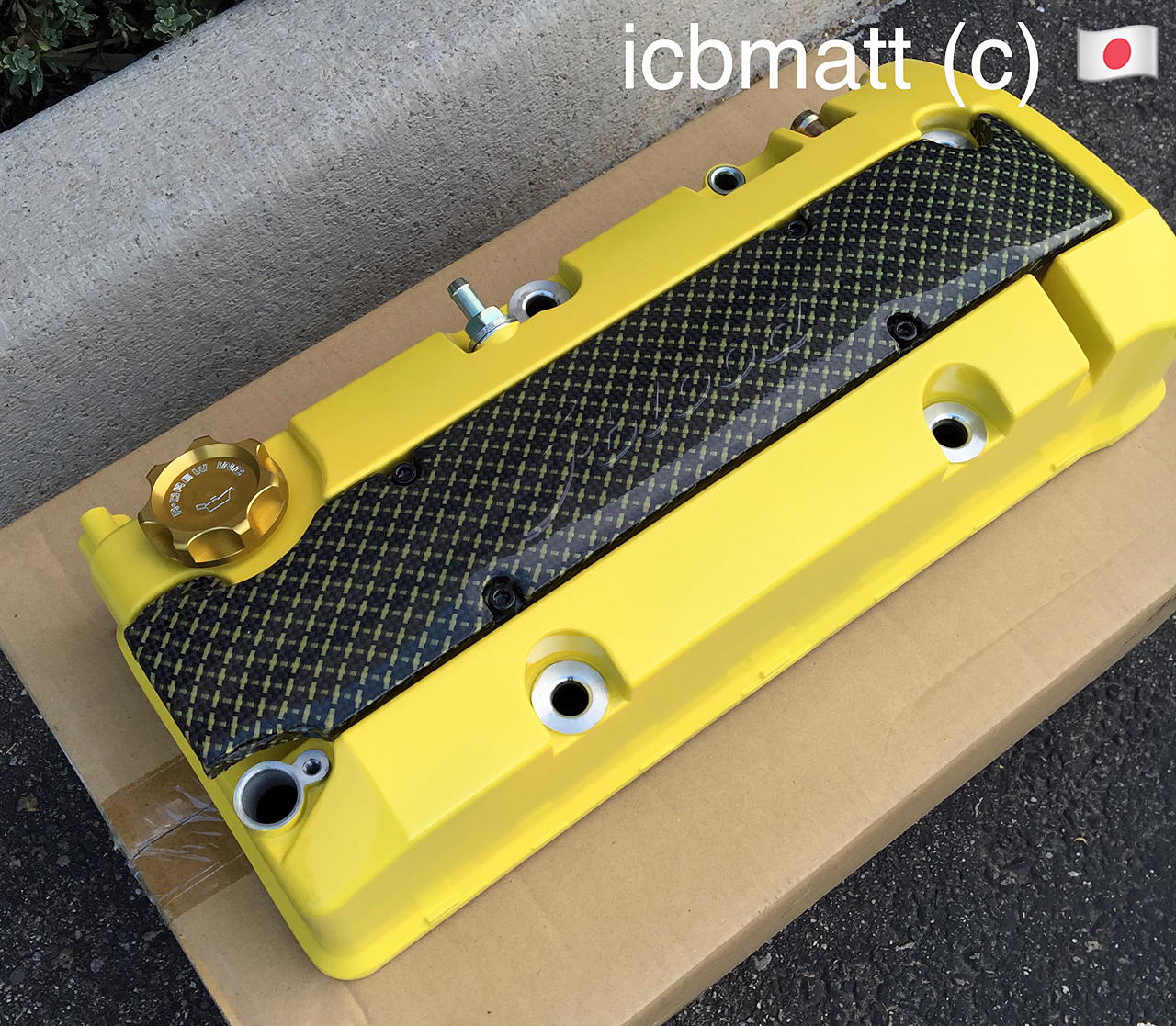 ICB Japan + JBlood F20/F22C S2000 AP1 AP2 Carbon Kevlar Coil Pack Cover