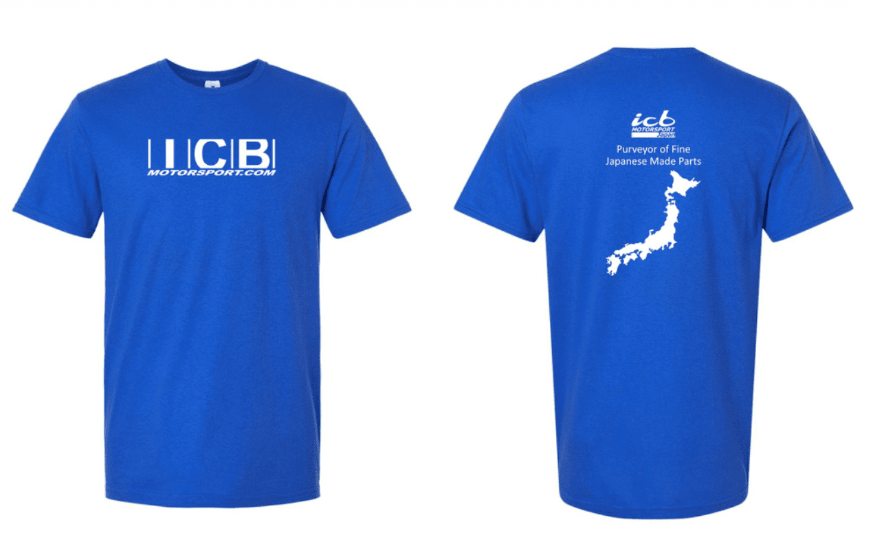 ICB MOTORSPORT "Purveyor of Fine Japanese Made Parts" V2 Royal Blue T ...