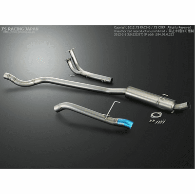 J's Racing C304 Stainless Steel Header-Back 70RR w/ Dolphin Tip Integra ...