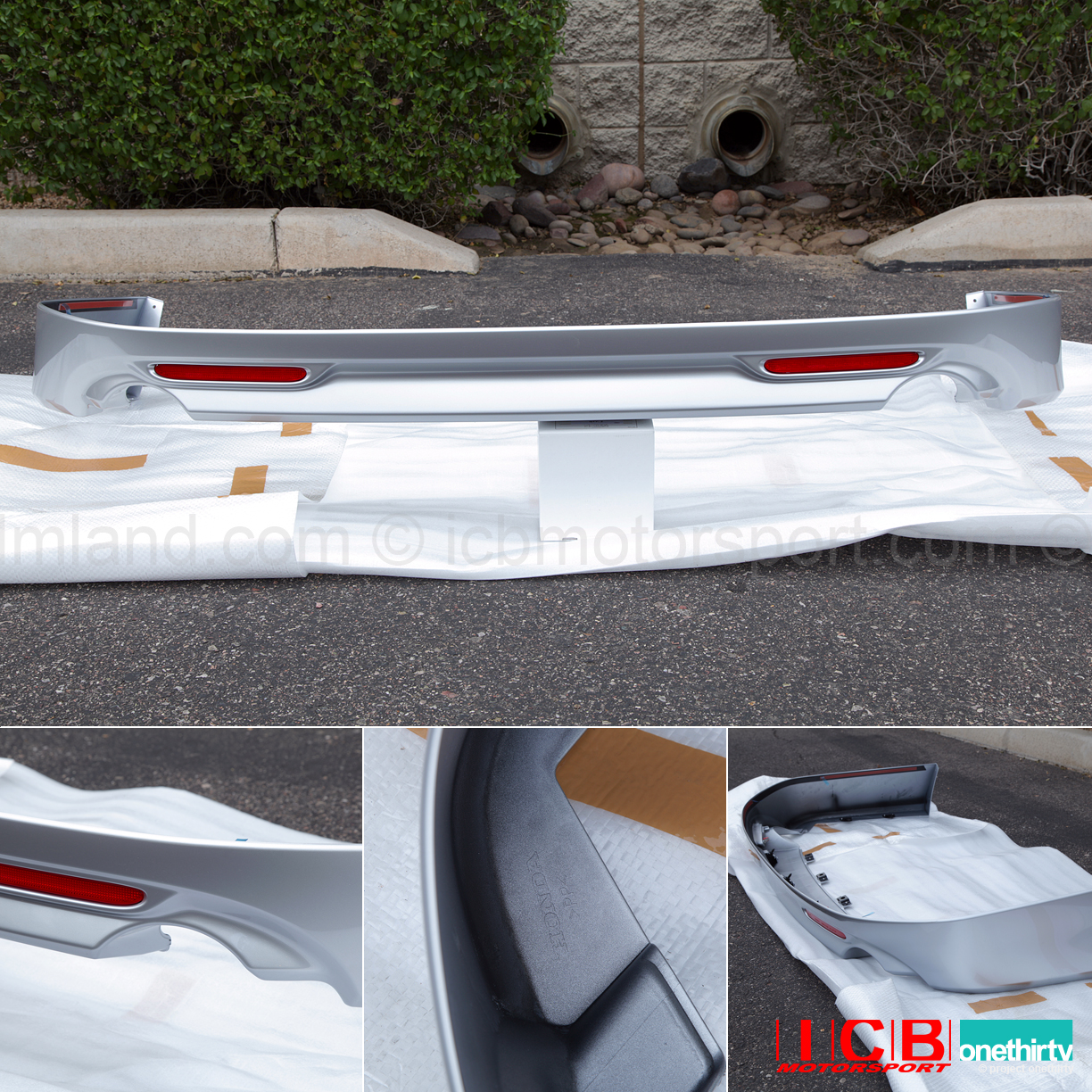 JDM CL7 Accord Euro R Rear Lip Spoiler 2006-2008 NH624P NH658P NH700M