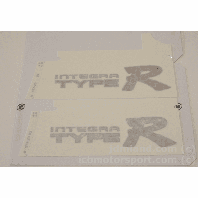 JDM DC2 Integra Type R Rear "Type R" Decal