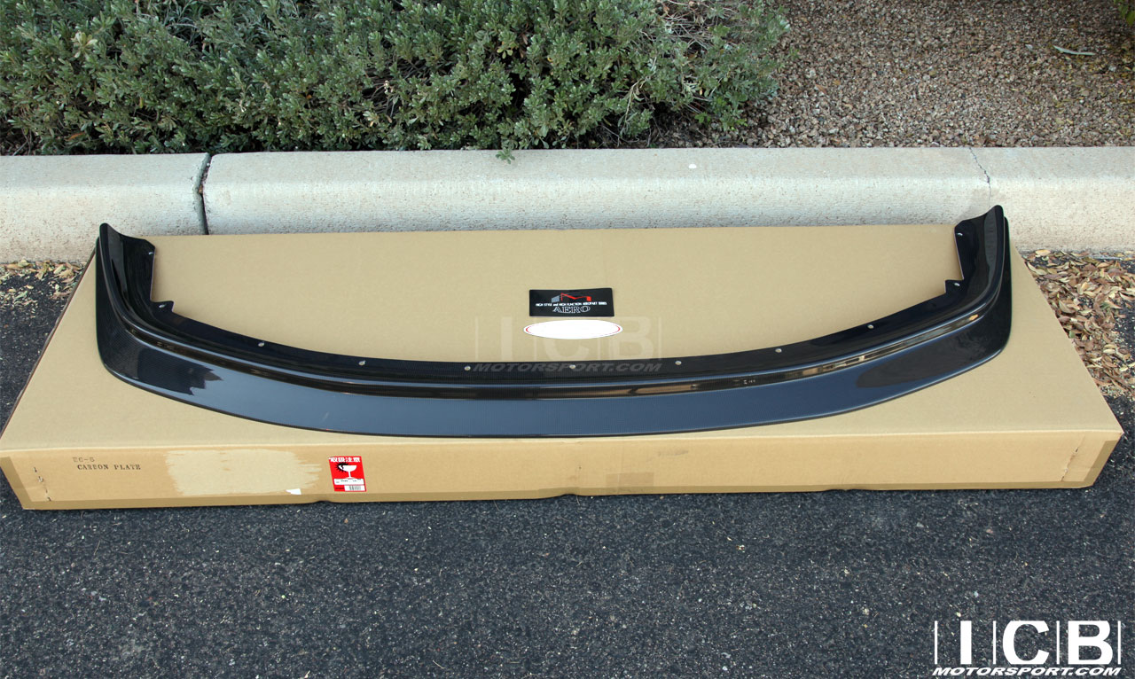 JDM First Molding Carbon Fiber FLUGEL PLATE Lip Spoiler EG6 Civic 92-95