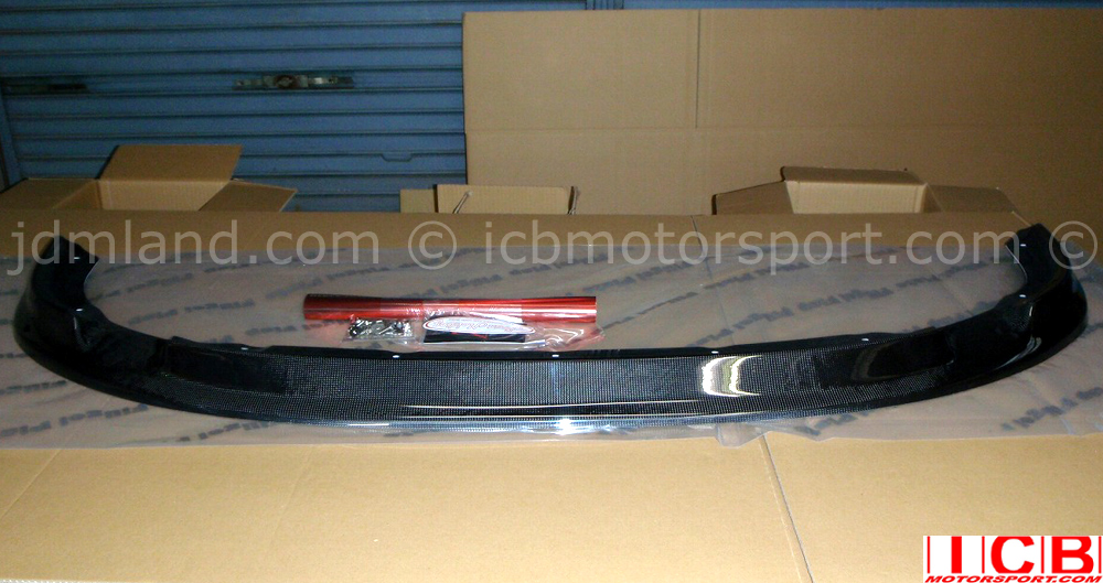 JDM First Molding Carbon Fiber FLUGEL PLATE Lip Spoiler EK9 Civic 99-00