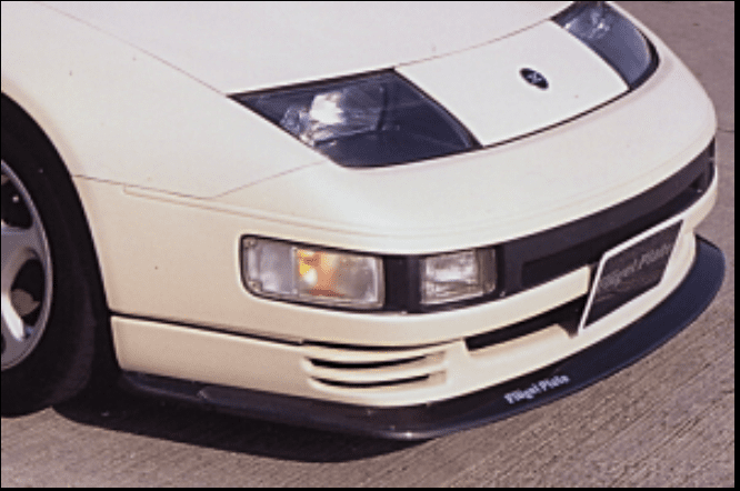 JDM First Molding Carbon Fiber FLUGEL PLATE Lip Spoiler Nissan Z32 300ZX