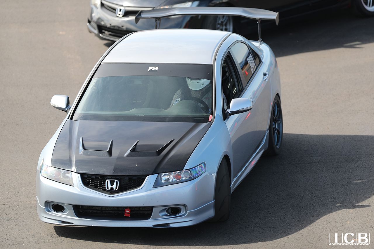 JDM First Molding FRP/Carbon Fiber Aero Vented Hood Honda/Acura CL7/ TSX