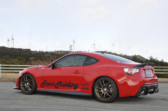 JDM First Molding FRP Carbon Fiber Deck Rear Spoiler Toyota FT86 Scion ...