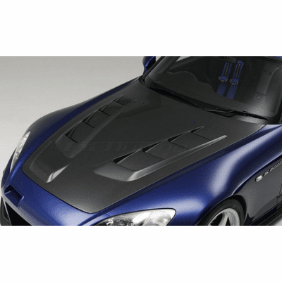 JDM First Molding FRP or Carbon Fiber Super Ventilated Bonnet aka Type ...