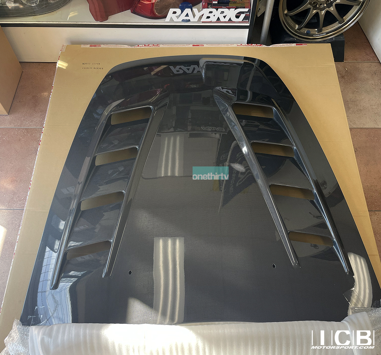 JDM First Molding FRP or Carbon Fiber Super Ventilated Bonnet aka Type ...