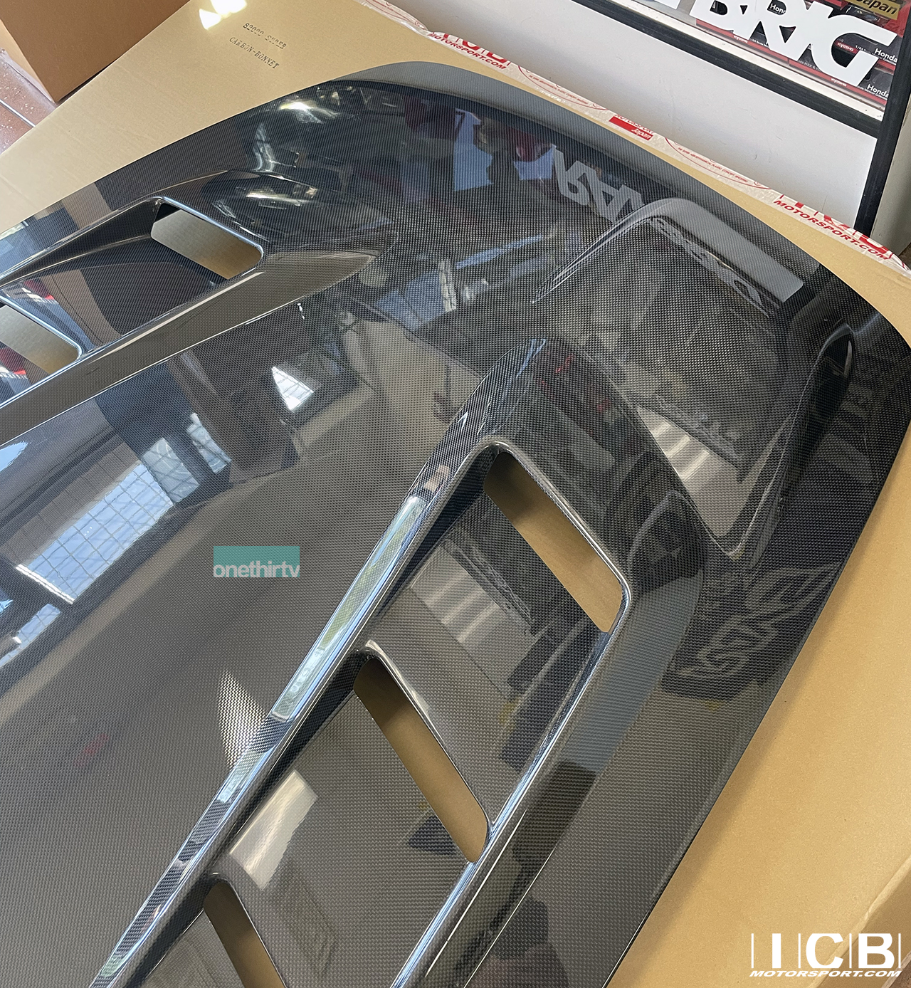 JDM First Molding FRP or Carbon Fiber Super Ventilated Bonnet aka Type ...