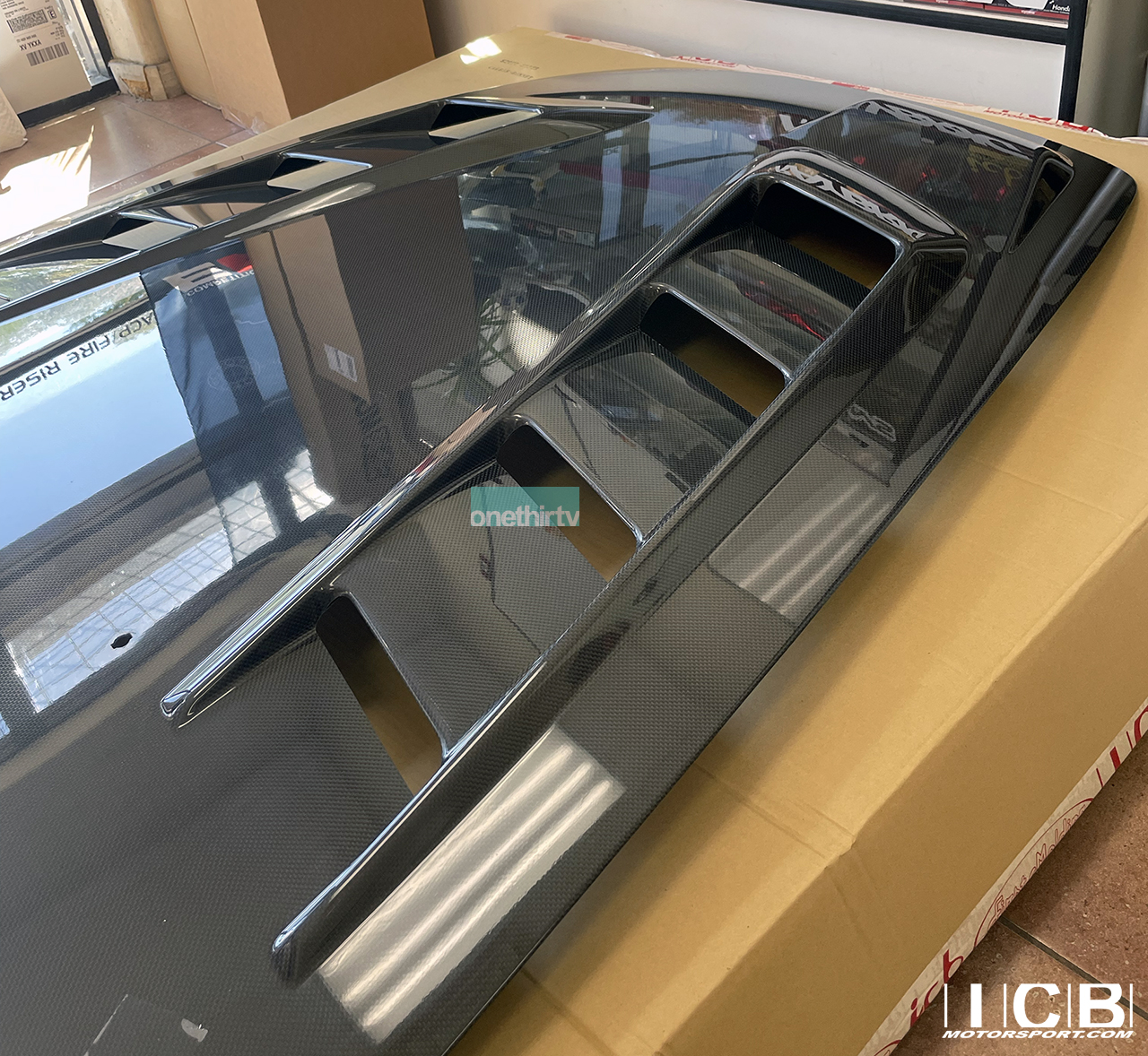 JDM First Molding FRP or Carbon Fiber Super Ventilated Bonnet aka Type ...