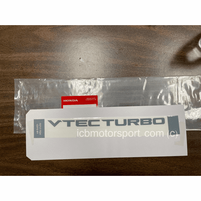 JDM FK8 Civic Type R VTEC TURBO Rear Decal