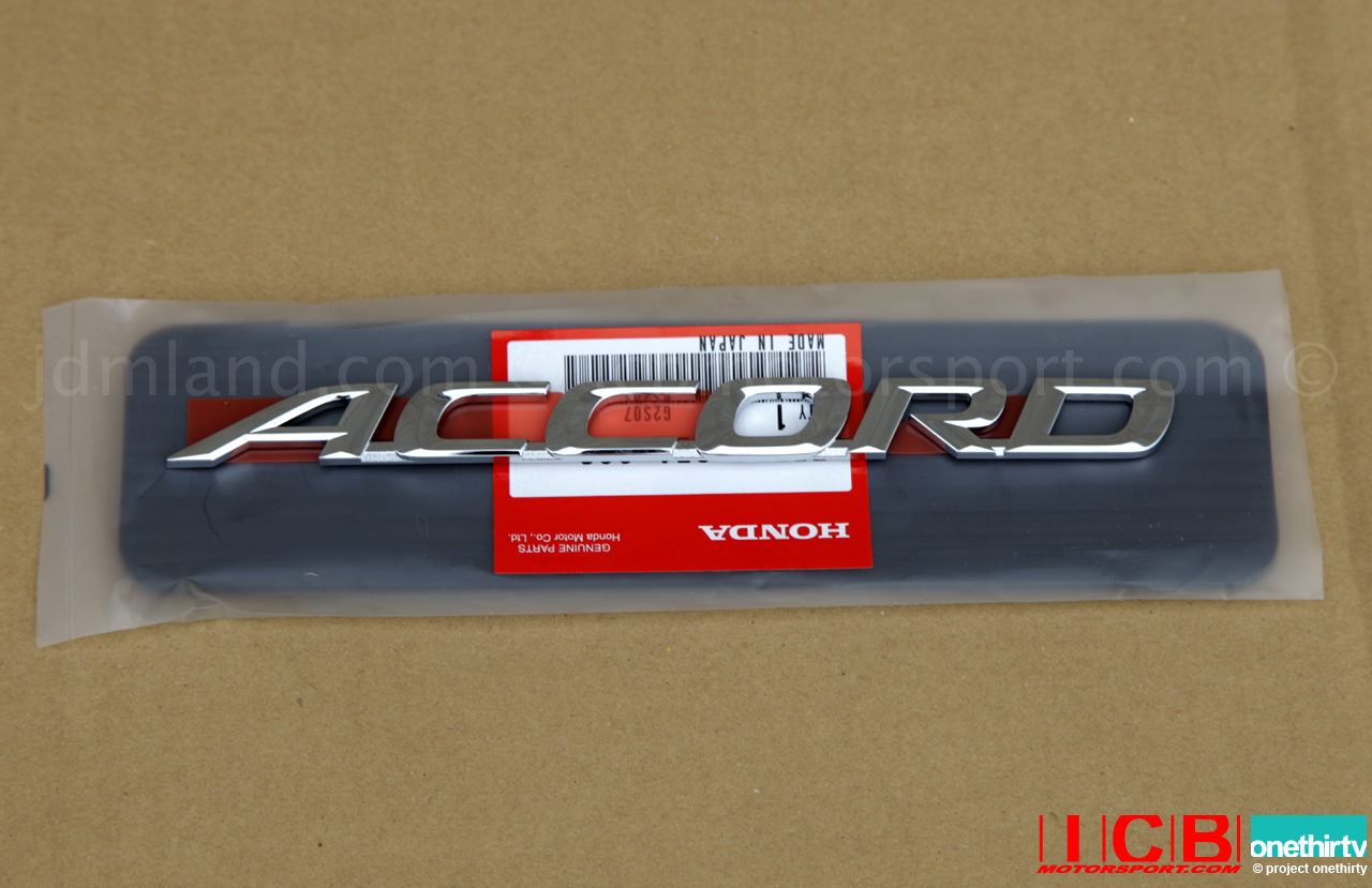 JDM Honda Accord Euro-R CL7 Rear "Accord" Emblem