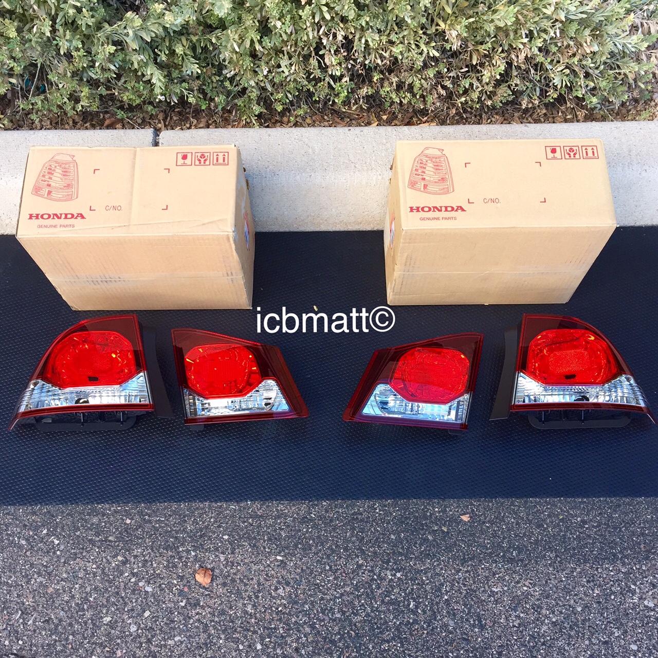 JDM Honda Civic FD2 Type R Taillights - 4 Pieces Pre-Order