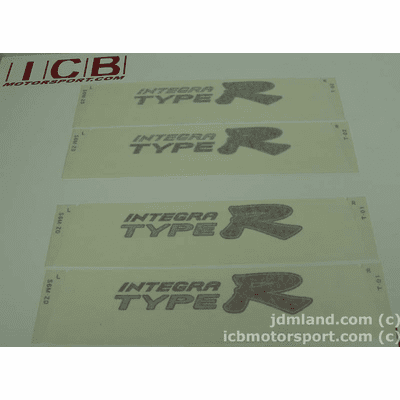 JDM Integra DC5 Type R "Type R" SIDE DECALS
