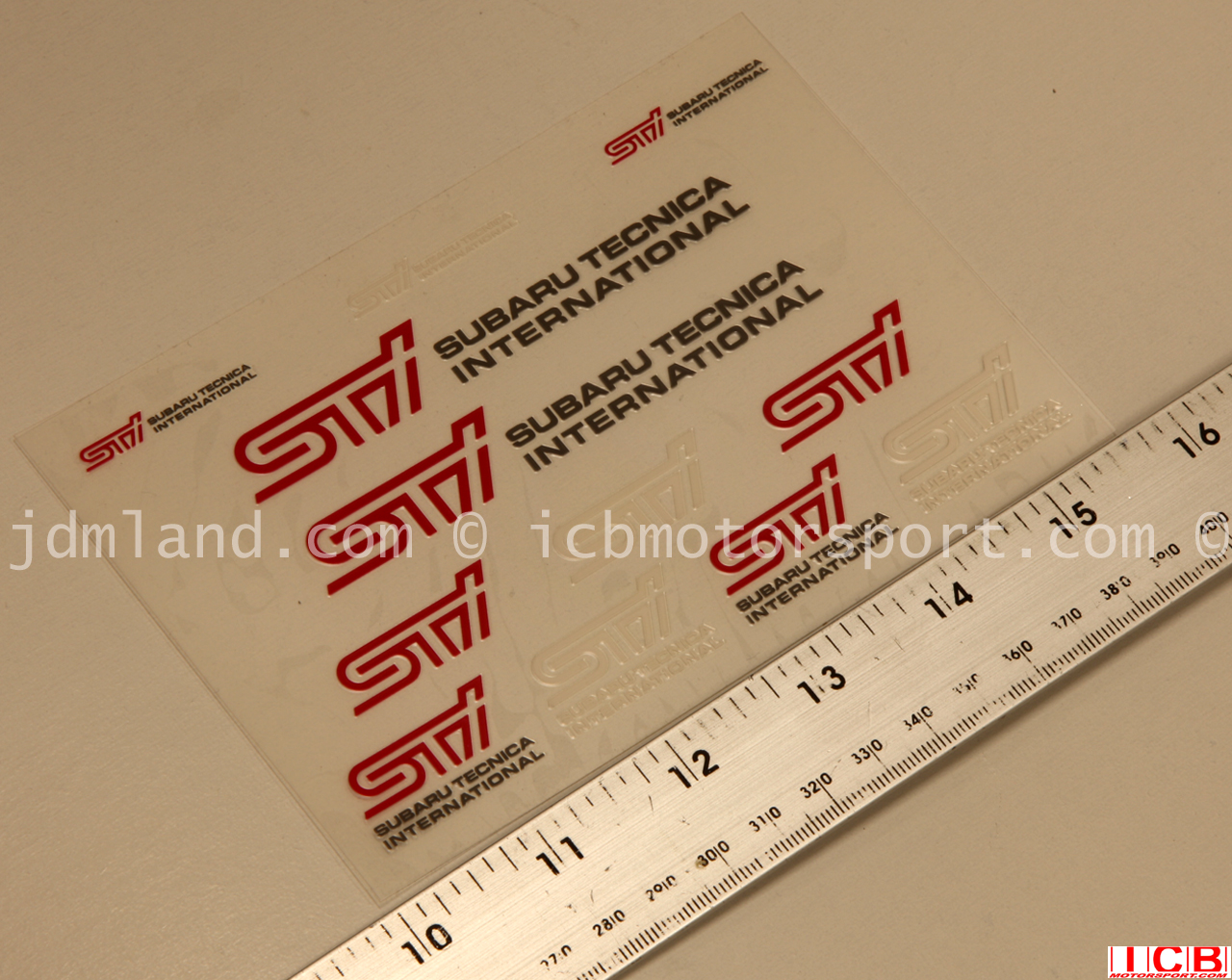 JDM Subaru Tecnica International STI Decal Sheet ST99820ST311 5.75 ...