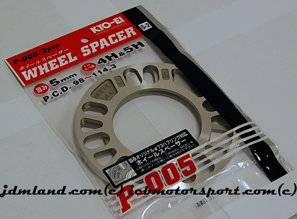 KYO-EI Project Kics Universal Plate Spacers - 5mm Pair