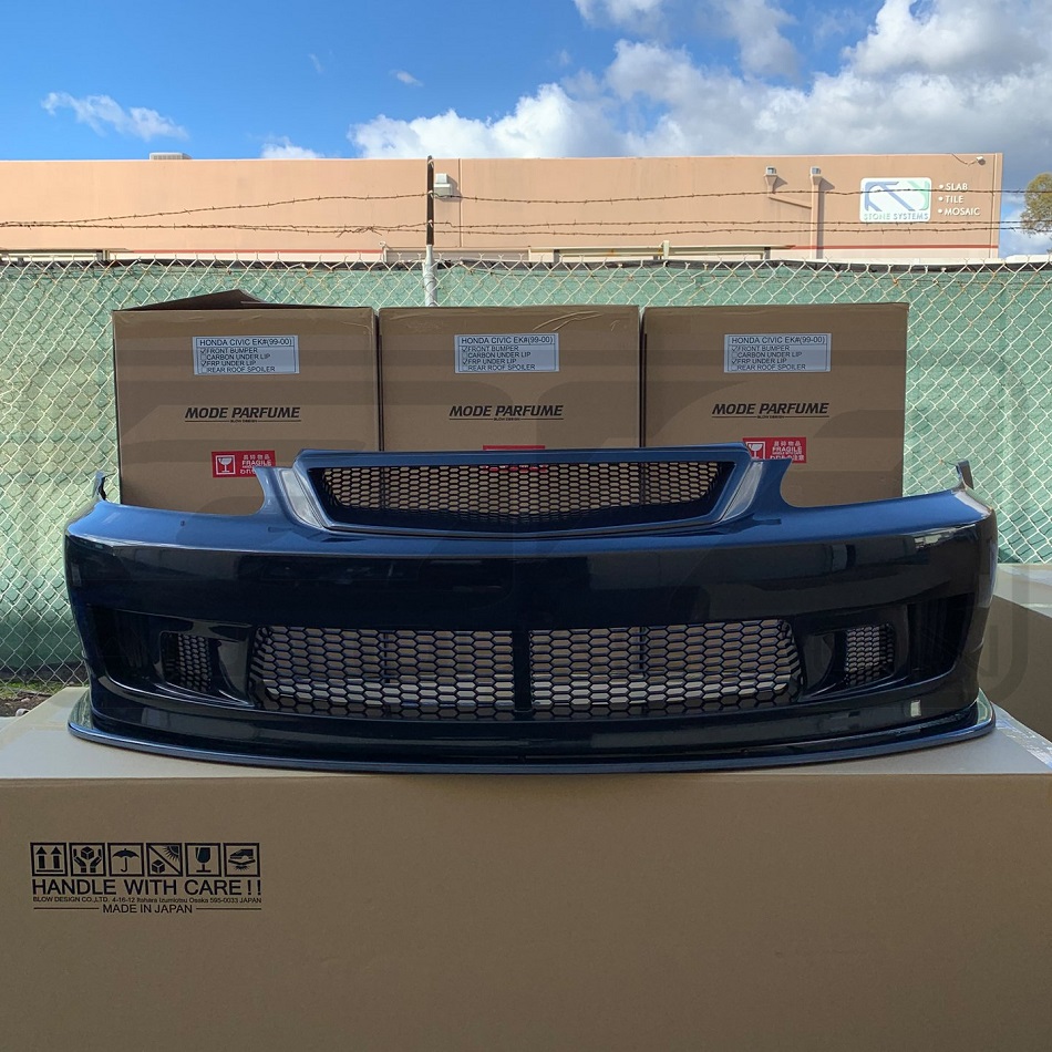 MODE PARFUME Civic EK9 1999-2000 FRONT BUMPER With FRP Lip Pre-Order