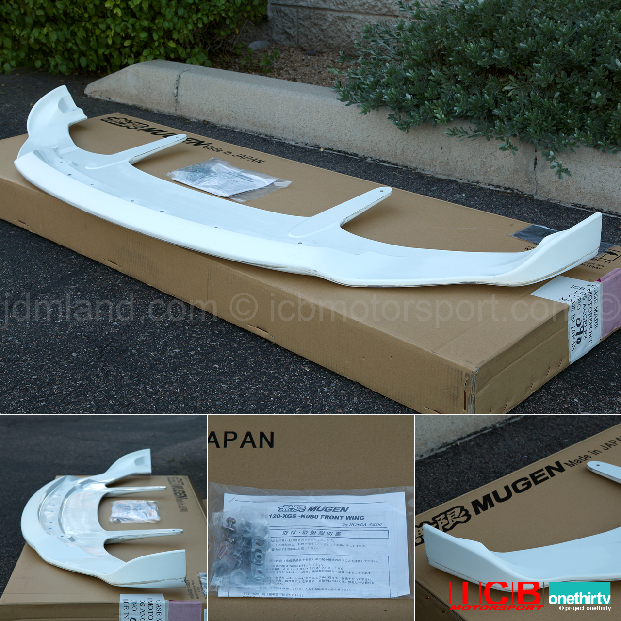 Mugen Aero Front Lip Splitter Kit S2000 AP2 04-09 71120-XGS-K0S0