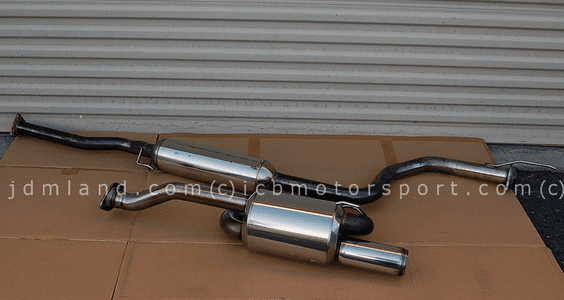 Mugen Sports Exhaust System Twin Loop DC2 Integra Type R 98 Spec 18000 ...