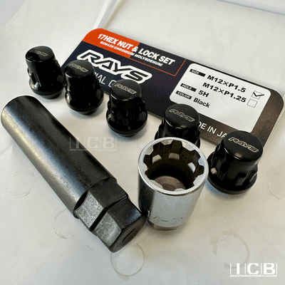 RAYS 17 Hex Extra Lock Set (4 or 5) 12x1.50mm