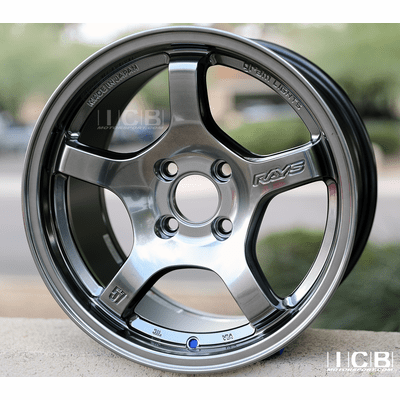 Rays Gram Lights 57CR 15X8 4X100 / 5X1143 +35 Offset Grace / Formula SilverConcave Face