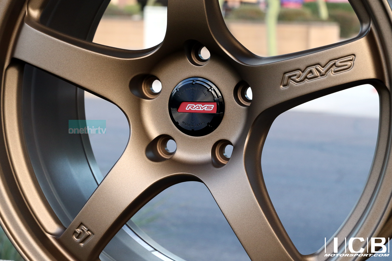 Rays Gram Lights 57CR 18X9.5 5X120 +38 Offset Bronze Concave Face FK8 ...