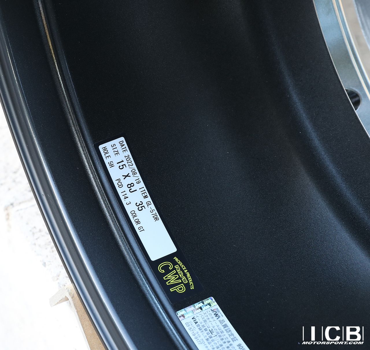 Rays Gram Lights 57DR 15X8 5X1143 / 4X100 +35 Offset Grace / Formula Silver Concave Face