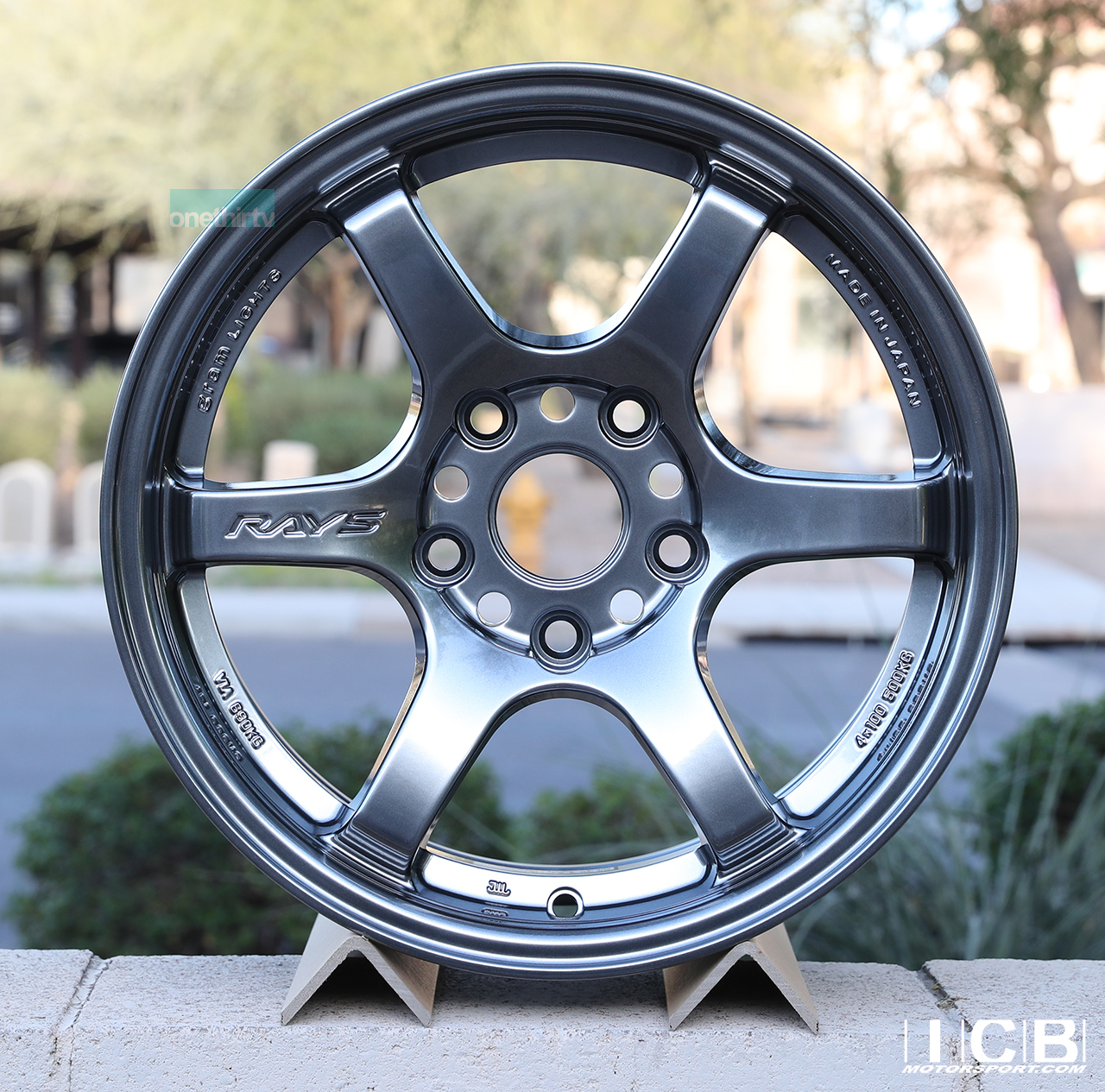 Rays Gram Lights 57DR 15X8 5X1143 / 4X100 +35 Offset Grace / Formula Silver Concave Face