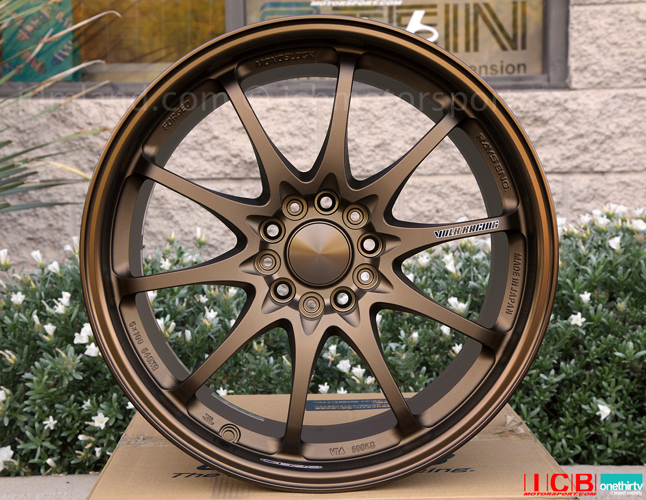 Rays Volk Racing CE28N Hyper Blue Wheels 18X9.5 +42 Offset 5X120 ...