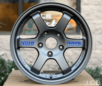 Rays Volk Racing TE37 Wheels 15X8 4X100 +35 Offset Titanium Gunmetal