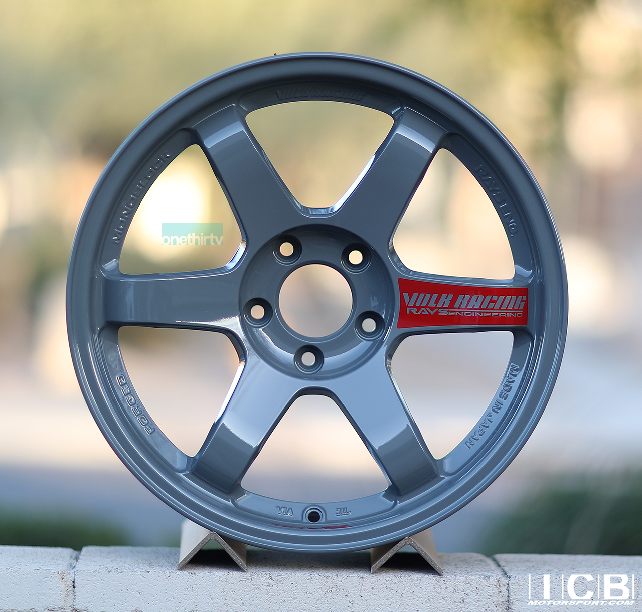 Rays Volk Racing TE37SL Arms Gray aka Nardo Gray Wheels 17X9 5X114.3 +22 Offset Concave Face