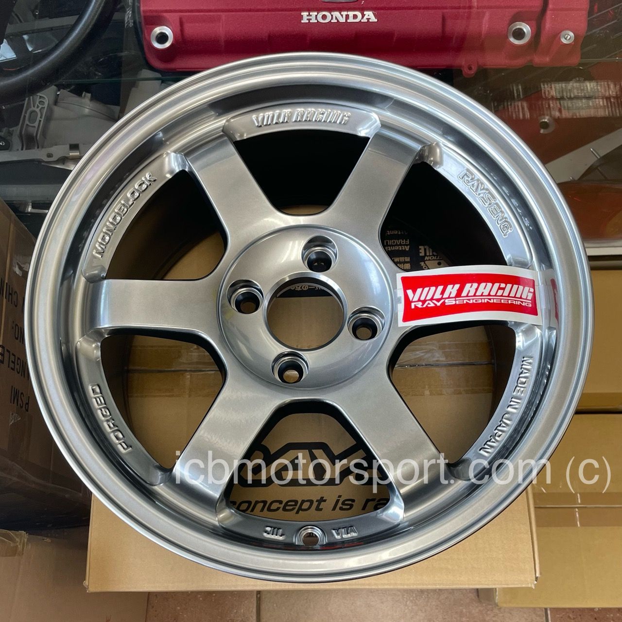 Rays Volk Racing TE37SL Limited Edition Super Lap Wheels 15X8 4X100 +35 Offset Formula Silver