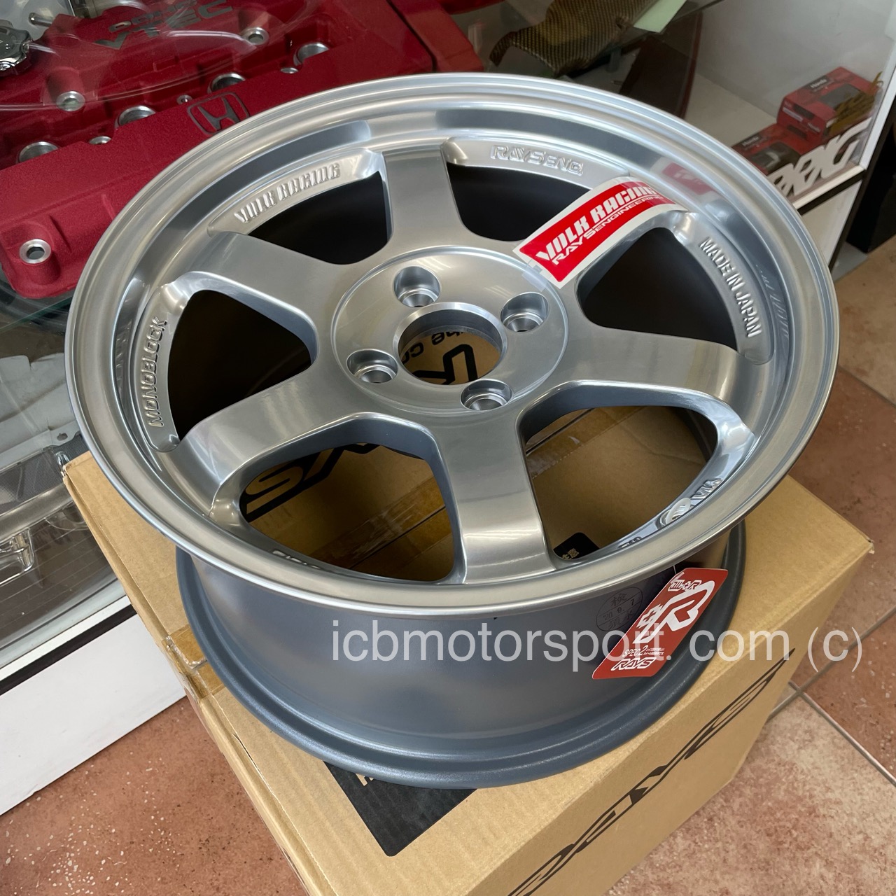 Rays Volk Racing TE37SL Limited Edition Super Lap Wheels 15X8 4X100 +35 Offset Mercury Silver ...