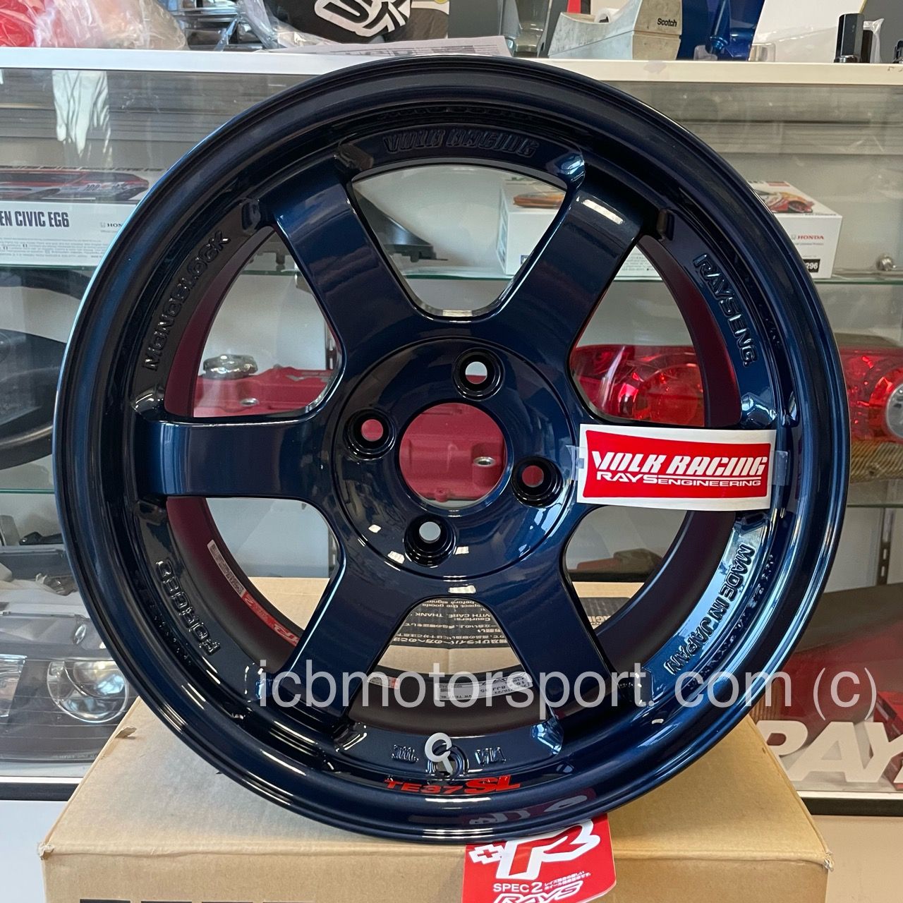 Rays Volk Racing TE37SL Limited Edition Super Lap Wheels 15X8 5X114.3 +32 Offset Mag Blue Pre-Order
