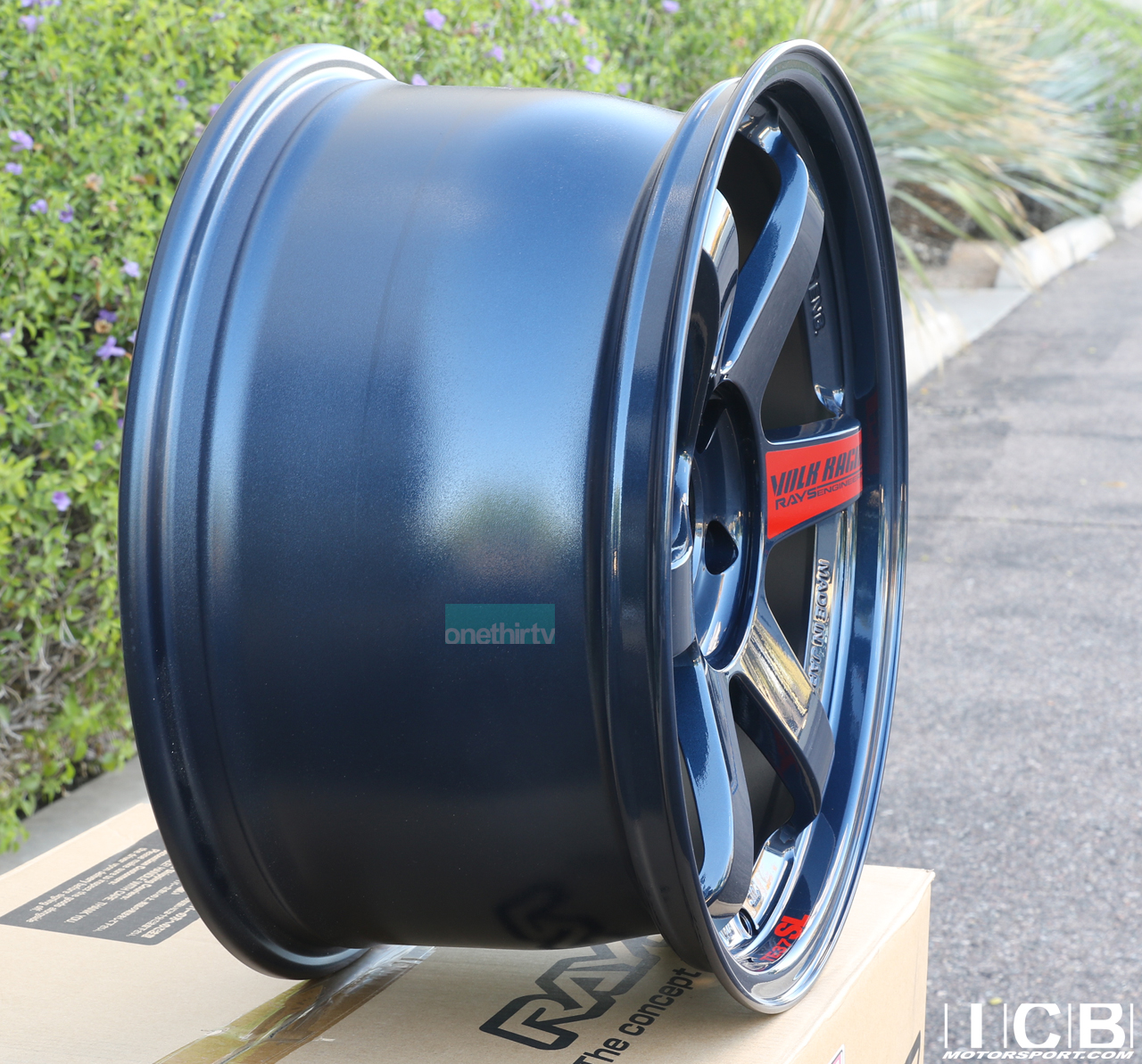 Rays Volk Racing TE37SL Mag Blue Wheels 18X9.5 +38 Offset 5X120 Concave ...