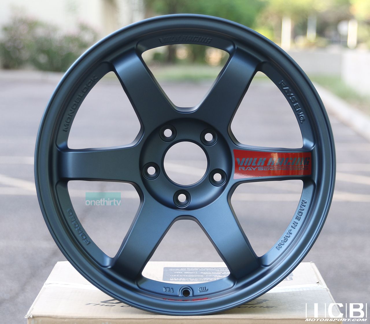 Rays Volk Racing TE37SL Matte Blue Gunmetal / Mag Blue Wheels 18X10 5X114.3 +40 Offset GTR ...