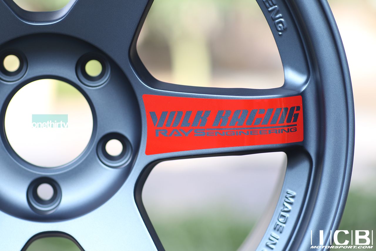 Rays Volk Racing TE37SL Matte Blue Gunmetal Wheels 17X9 5X114.3 +22 ...