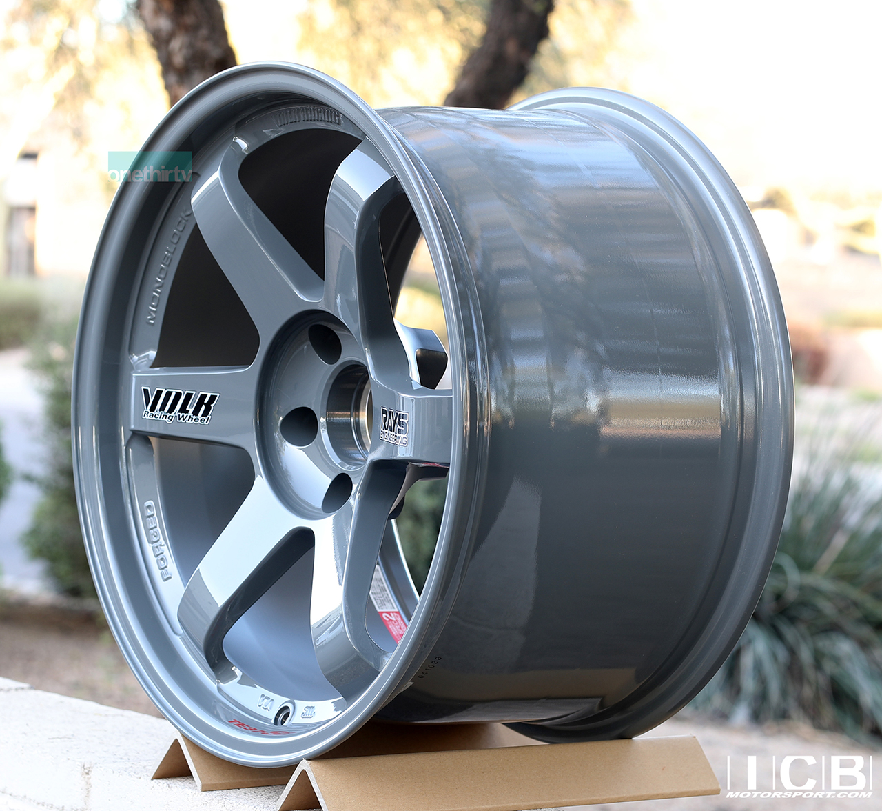 Rays Volk Racing TE37SL Tribute Edition Arms/Nardo Gray Wheels 18X10.5 ...