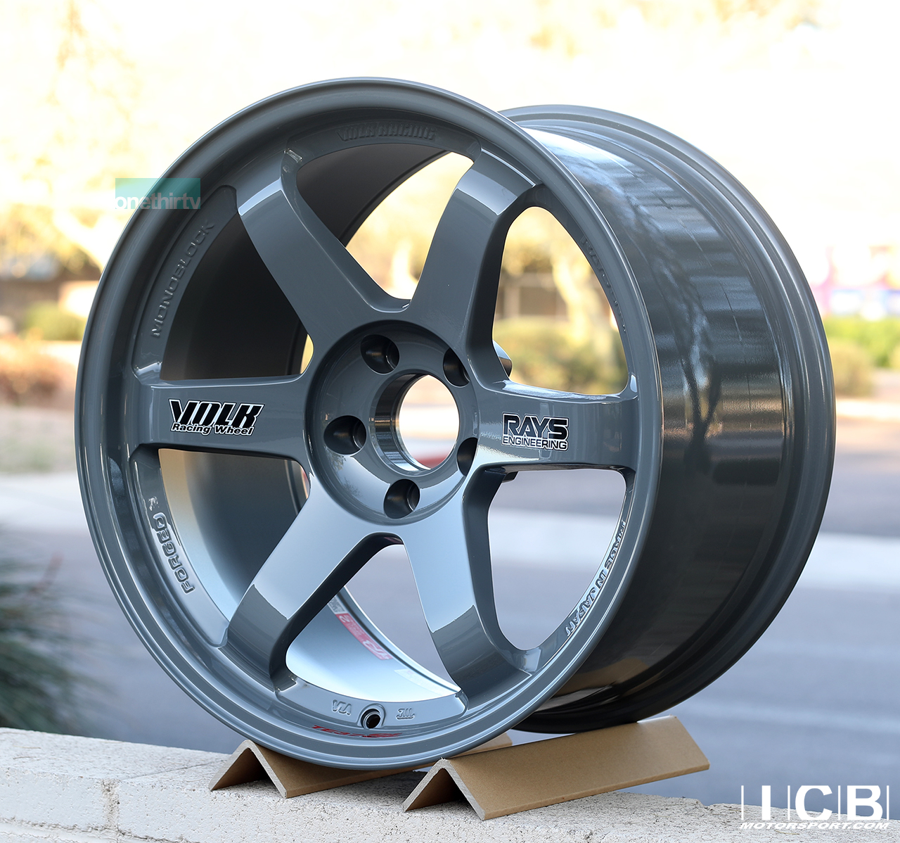 Rays Volk Racing TE37SL Tribute Edition Arms/Nardo Gray Wheels 18X10.5 ...