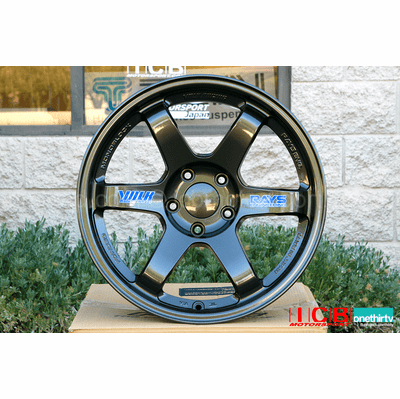 Rays Volk Racing TE37SL Tribute Edition Diamond Black Wheels 18X9.5 ...