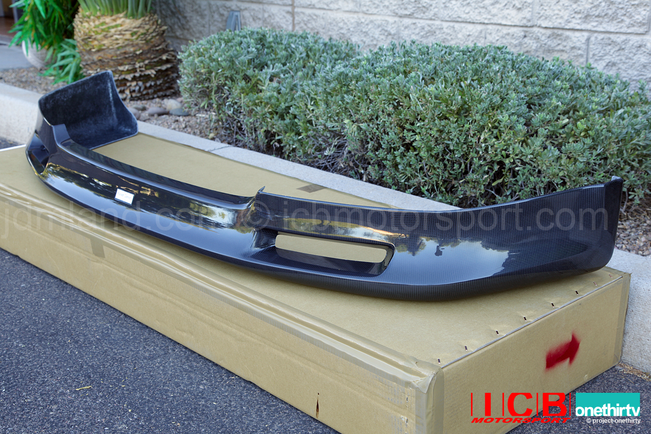 JDM Rocket Dancer Civic EG6/EJ1 92-95 Front Lip Spoiler Carbon Fiber RARE