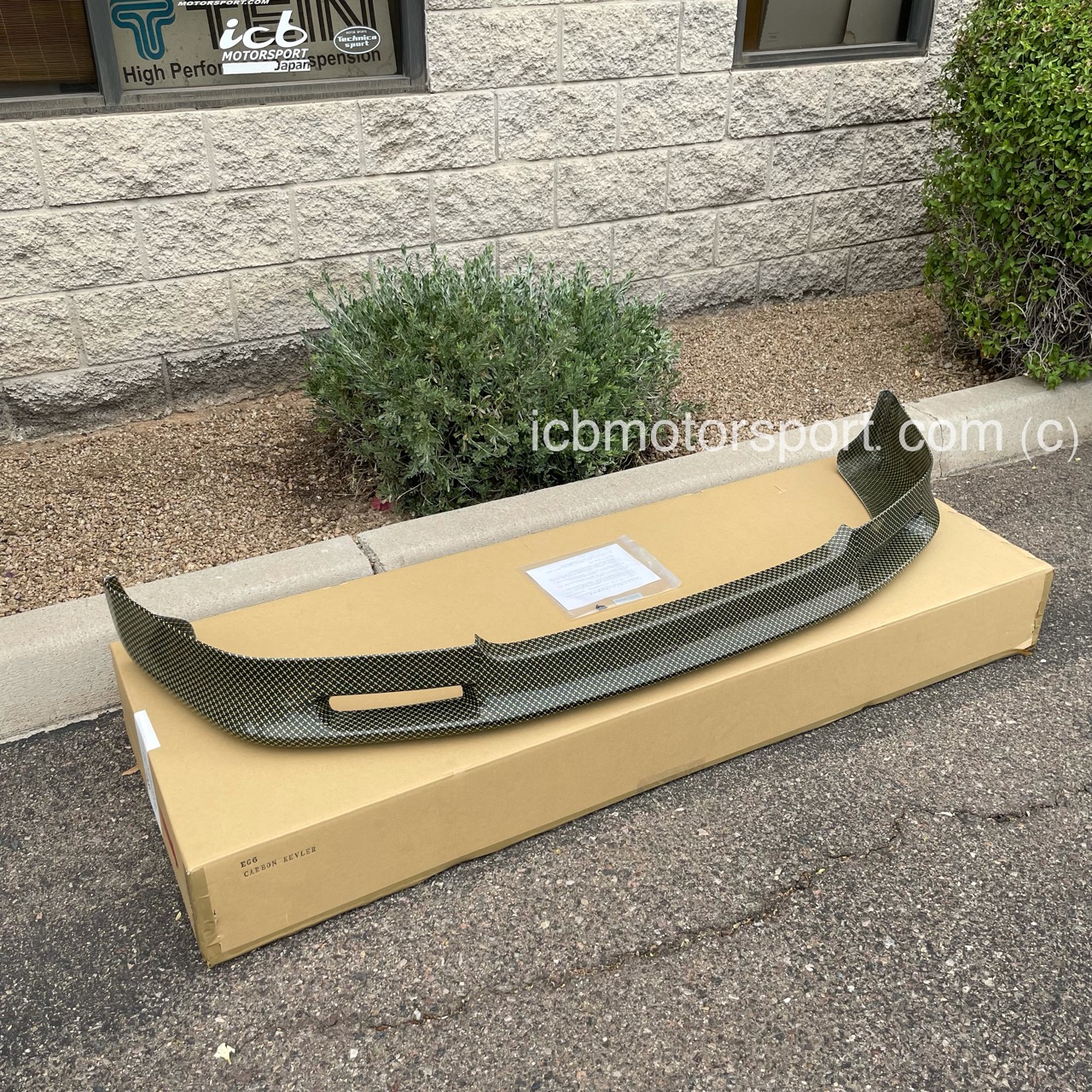 JDM Rocket Dancer Civic EG6/EJ1 92-95 Front Lip Spoiler Carbon Kevlar RARE