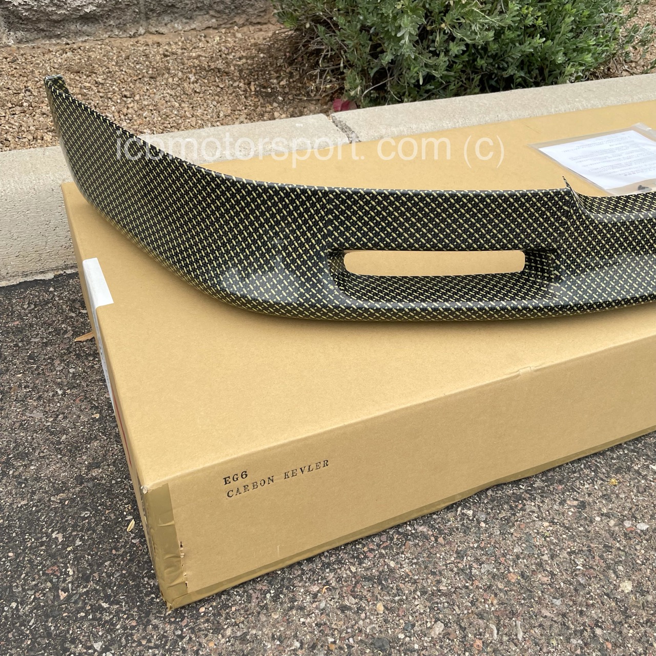 Rocket Dancer Civic EG6/EJ1 92-95 Front Lip Spoiler Carbon Kevlar RARE ...