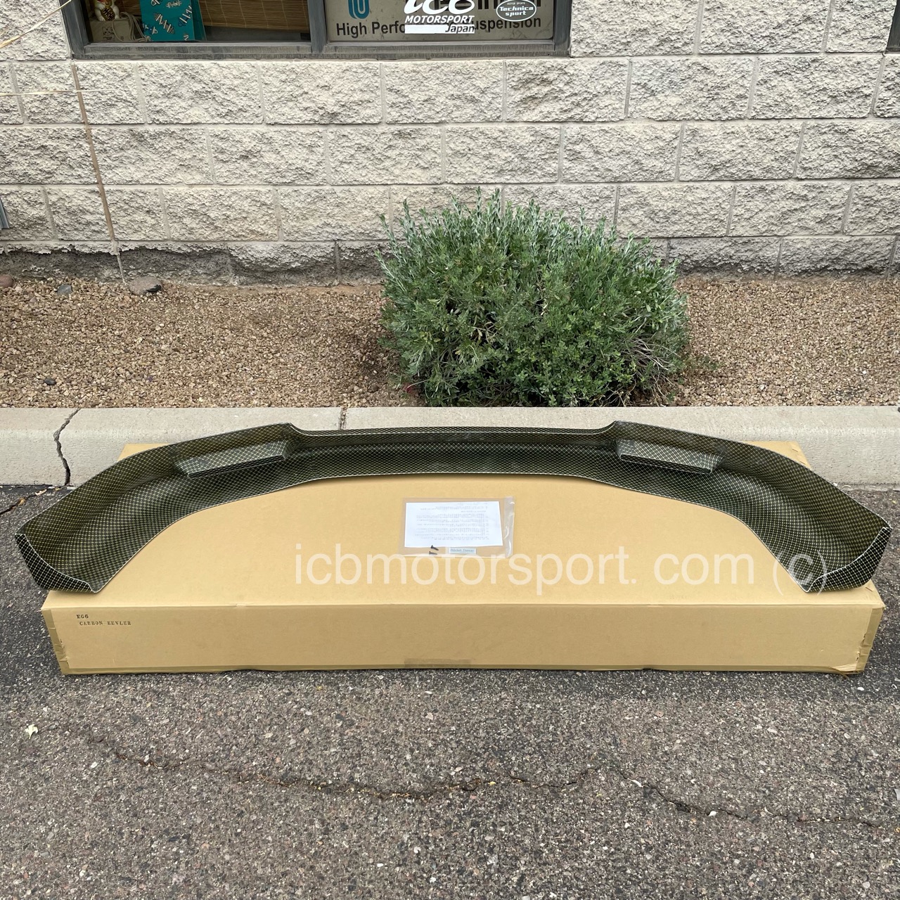 JDM Rocket Dancer Civic EG6/EJ1 92-95 Front Lip Spoiler Carbon Kevlar RARE