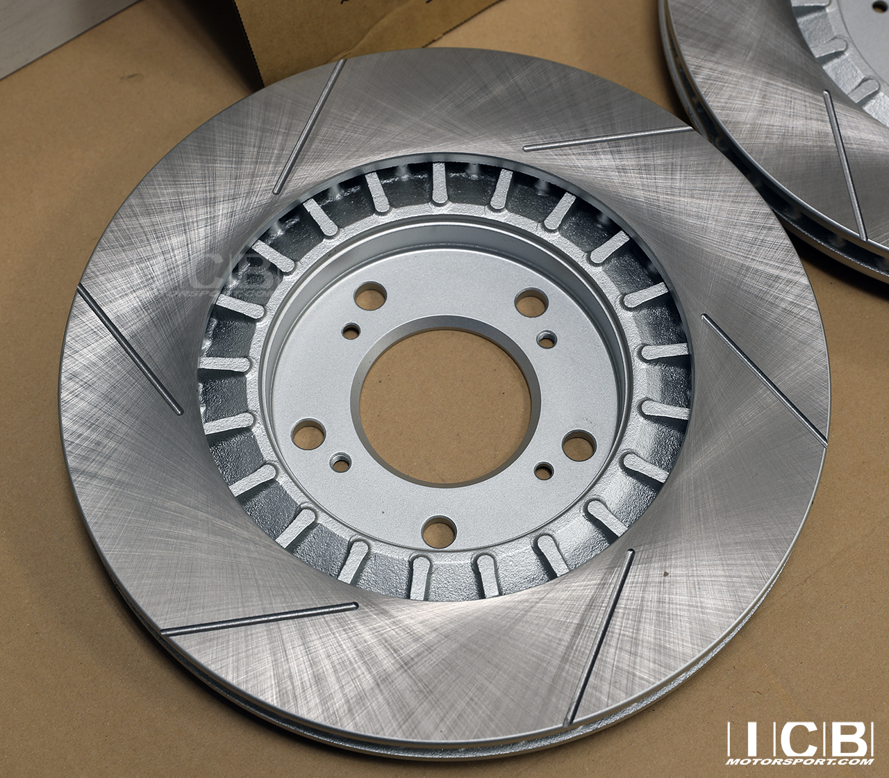 SEEKER High Carbon Front Brake Rotors Set for Honda S2000 AP1 AP2 Type S CR