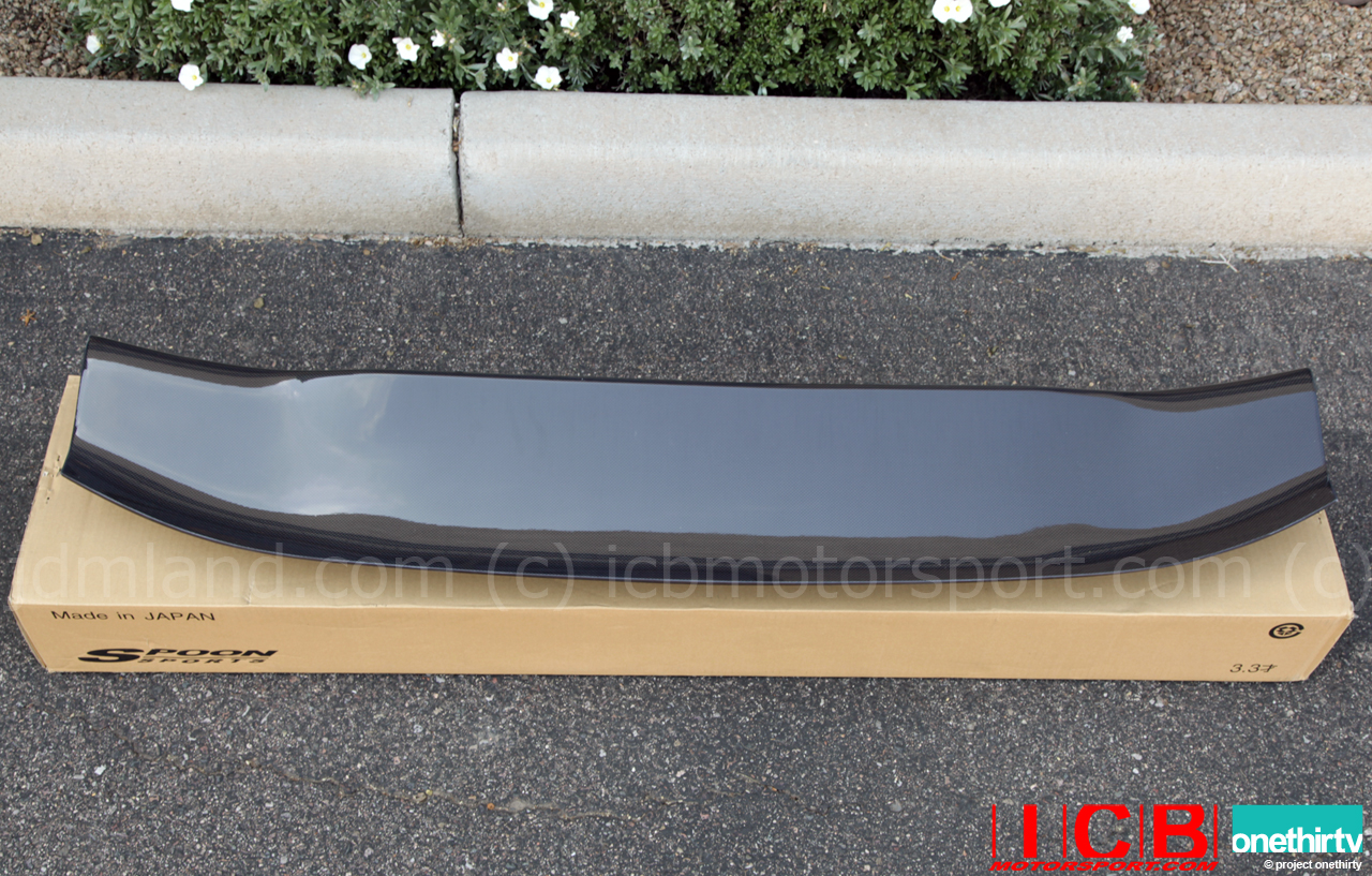 Spoon Sports Civic FD2 Type R Carbon Fiber GT 3D Wing 1500mm 84112-FD2 ...