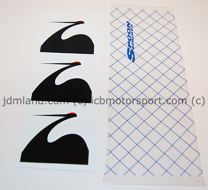 Spoon Sports Crane Decals Medium 2.75"X2.75"